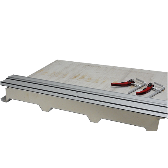 Guide rail 4ft 7" including 2 C- Clamps – Great Western Saw